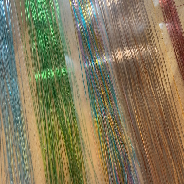 Peridot Hair Sparkles® (hair Tinsel) - Etsy