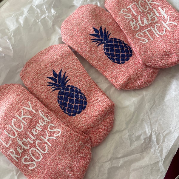 IVF Socks, IVF Gifts, Lucky Retrieval Socks - Etsy