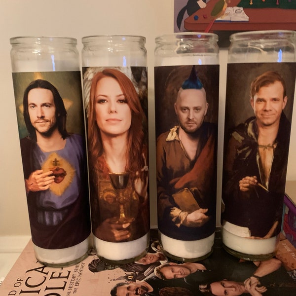 Saint Taliesin Jaffe D&D Muse Prayer Candle - Etsy