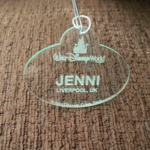 Disney Cast Member Name Tag Ornament, Personalised - Etsy New Zealand