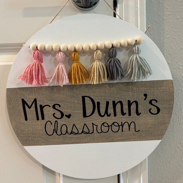 Boho Rainbow Classroom. Boho Rainbow. Boho Decor. Teacher Sign. Teacher ...