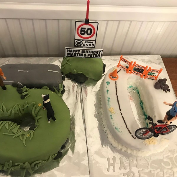 Personalised Birthday Cake Stake Candle Holder Topper 3D Print UK Speed ...