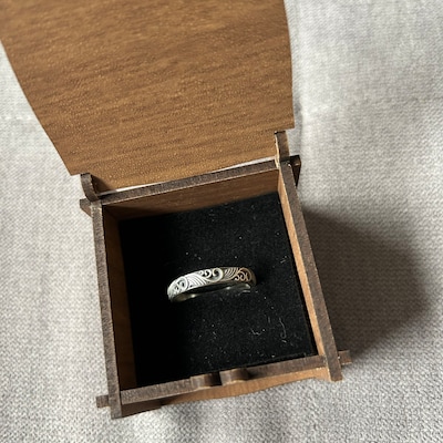 Ring of Spell Storing Sterling Silver, Adjustable, Unisex, Fantasy ...