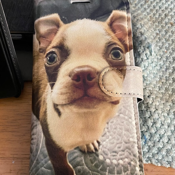 Personalised Flip Wallet Phone Case Custom Photo Picture Image for ...