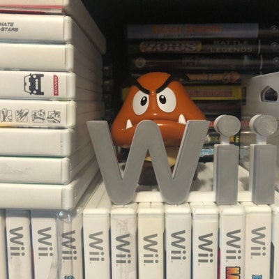 Nintendo Wii Video Game Logo Sign 3D Printed, Man Cave, Game Room ...