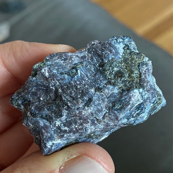 Merlinite Indigo Gabbro Mystic Merlinite Raw Rough Stone Crystal ...