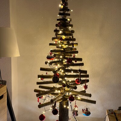 Weihnachtsbaum aus Holz Modell Lichtung, nachhaltiger Tannenbaum ...