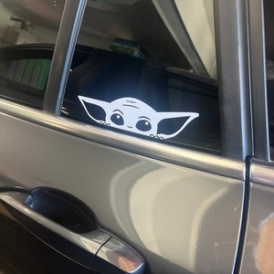 Grogu Vinyl Decal - Etsy