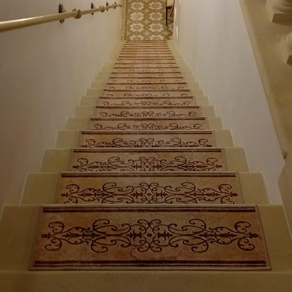 Stair Treads,decorative Step Rug, Non Slip Stair Rug, Stair Tread Rug ...