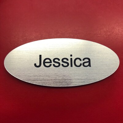 Personalized Name Badges, Name Tags, ID Tags. Laser Engraved UV Rated ...