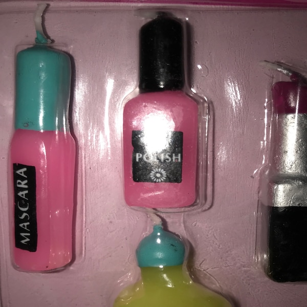 Makeup Candle Set, Birthday Candles, Spa - Glamour - Make up Birthday ...