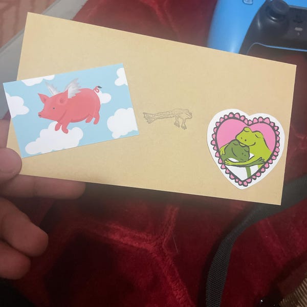 Holographic Crab Rangoon Goon Sticker 2 Vinyl Laptop Frog Sticker With ...