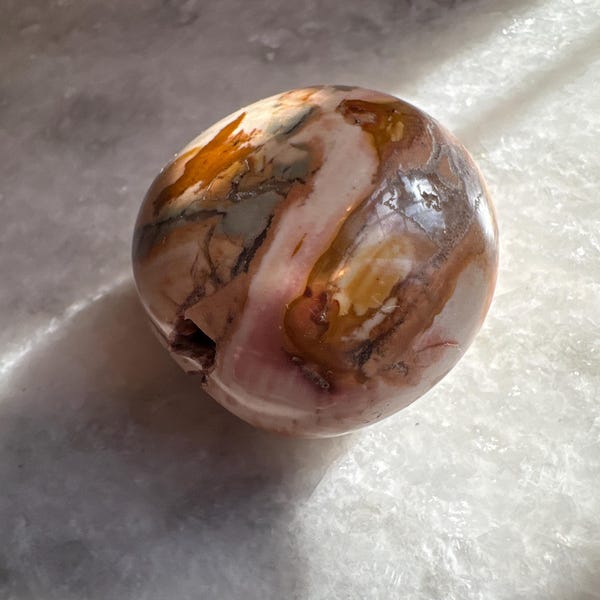 Ibis Jasper Crystal, Polished Ibis Jasper Palm Stone - Etsy