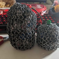 Chainmail Dice Bag Tutorial - Beginner Metal Drawstring Pouch Craft ...