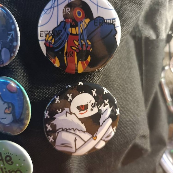 Undertale AU - Singular Button (one Button) - Etsy