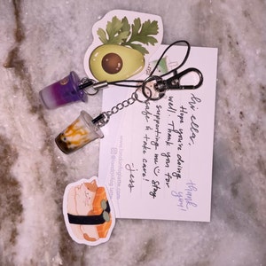 Boba Keychains Dalgona/sea Salt Series Bubble Tea Keychain - Etsy