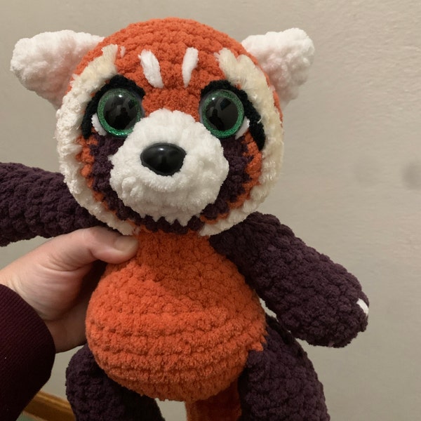 Crochet Red Panda Pattern - Amigurumi Red Panda Pattern – Panda Diy Toy ...