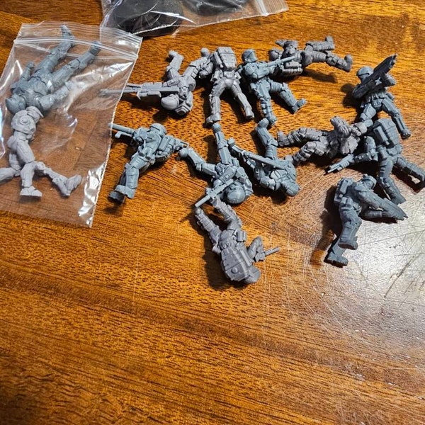 Space Knights ODST Back Pack Scifi Miniature Tabletop Wargaming - Etsy