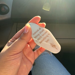 Custom Text Keychain Stocking Stuffer Acrylic Hotel Keychain - Etsy