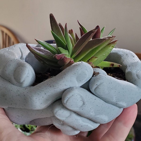 Hands Planter - Hand Bowl - Storage Tray - Organizer - Hands Plant Pot ...