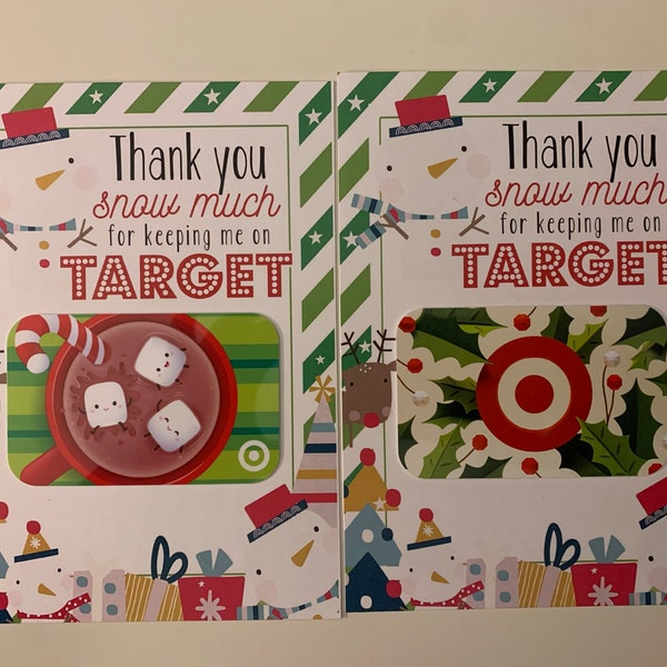 Thank You for Keeping Me on Target Gift Card Holder, Target Giftcard ...