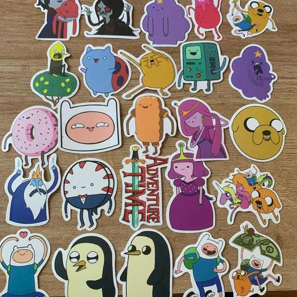 Adventure Time Stickers, Vinyl Stickers, 10-50 Pcs Random Pack, FREE ...