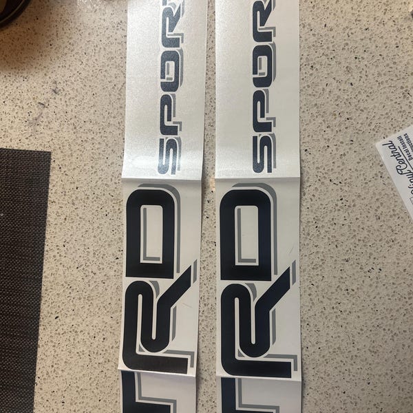 TRD Vinyl Decal for Toyota Truck Tacoma Tundra 4runner Camry Rav4 TJ FJ ...