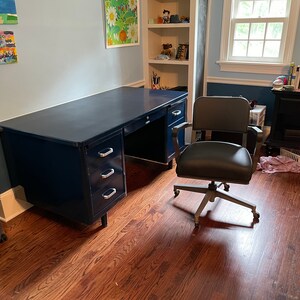 Vintage Steel Tanker Desk Restored in Any Color You Like Please See ...