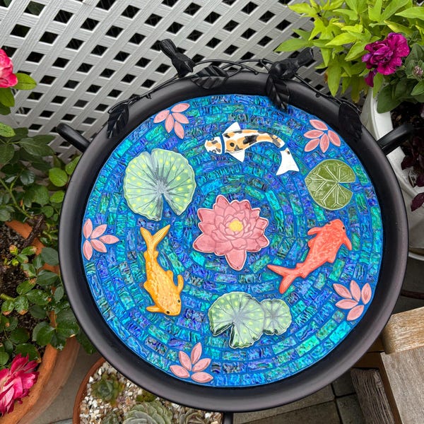 Rainbow Trout Mosaic Tile, Original Design Handmade Ceramic, Choose ...