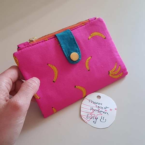 Banana Wallet for Women, Vegan Wallet for Women, Credit Card Wallet ...