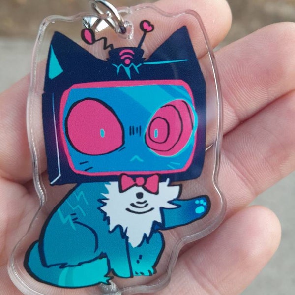 Lute Hazbin Hotel Keychain Cute Chibi Lute Charm - Etsy