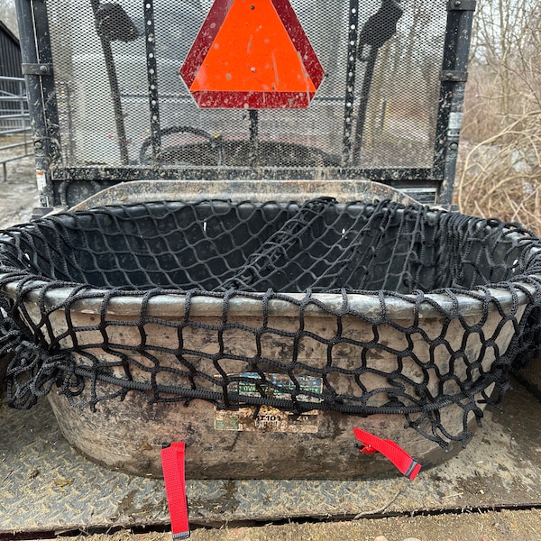 Slow Feed Hay Net for Over Your Hay Basket, Easy Fill. Soft Woven ...