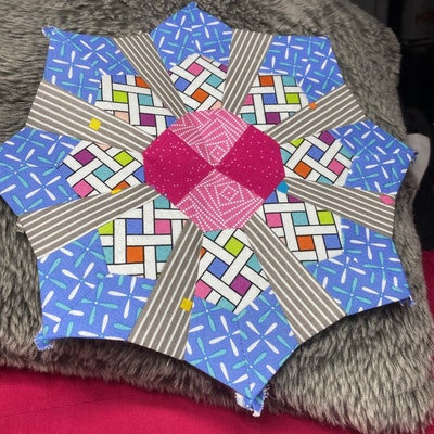 Vintage Cotton Reel Mini Quilt Pattern by Jemima Flendt of Tied With a ...