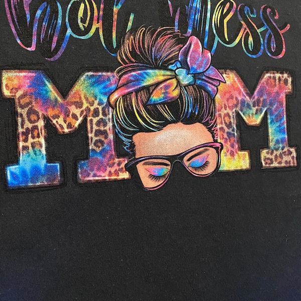 Hot Mess Mom Messy Bun Png Sublimation Design Download, Mother's Day ...