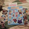 Toontown Die Cut Vinyl Sticker Sheet - 6.5" X 5.5" - 10 Stickers Total ...