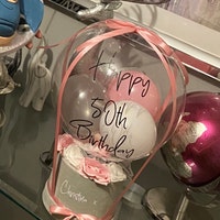 Hot Air Balloon Flower Box, Hat Box Flowers, Birthday Balloon ...
