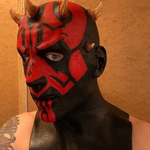 Silicone Vampire Mask. Movie Halloween Human Prosthetic Realistic Prank ...