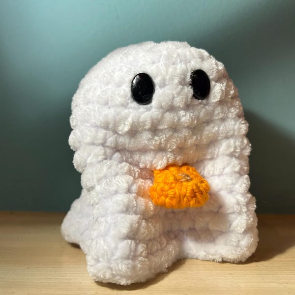 PATTERN: Low Sew Plush Ghasper the Sheet Ghost - Crochet Ghost With ...