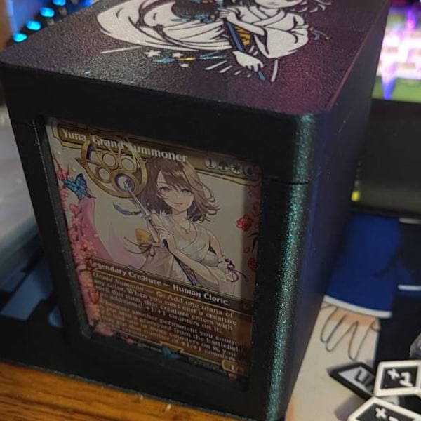 Sliver / Eldrazi Themed Commander Deckbox With Toploader for MTG (magic ...