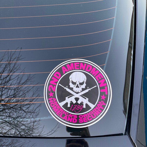 2nd Amendment America's Original Homeland Security 1789 Sticker Decal ...