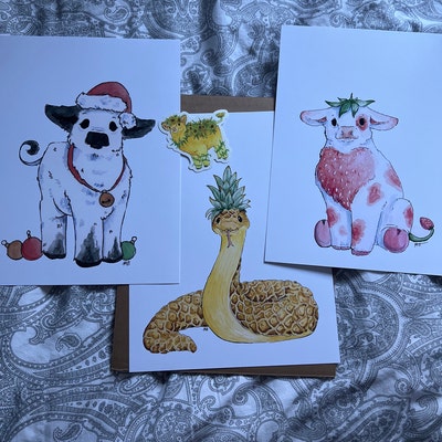 Pineapple Snake Print - Etsy