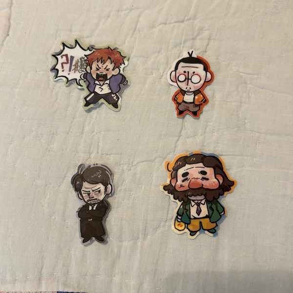 Limbus Company EGO Vinyl Stickers // Don Quixote, Heathcliff, Faust ...