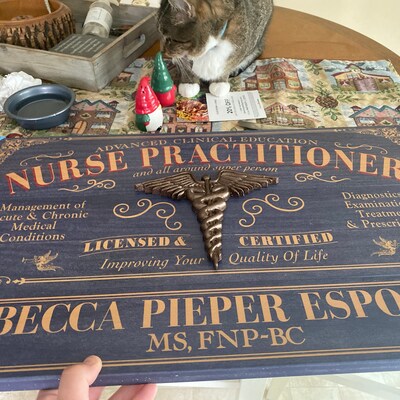 Nurse Practitioner Wood Sign With Optional Personalization - Etsy