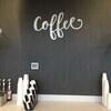 Coffee Metal Sign Metal Wall Art Coffee Sign Metal Words Coffee Bar ...