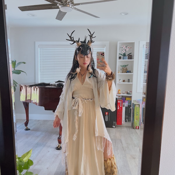 Aguila Outfit ⋙⋘ Aguila Vest ⋙ Handwoven Hemp Wool + 3/4 Harem Pants ⋙ ...