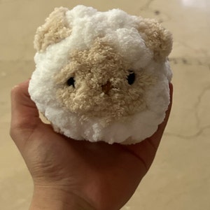 Crochet Sheep Puff Plushie PATTERN - Etsy