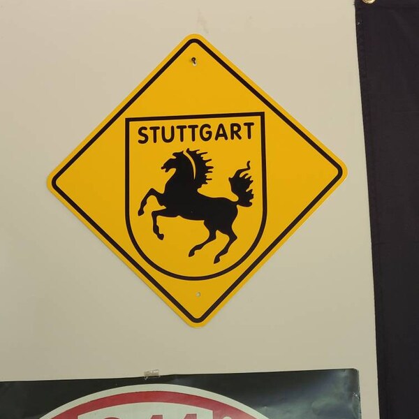 Stuttgart Coat of Arms Sign: Aluminum Placard - German Engineering ...