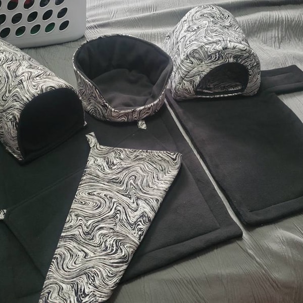 Large Fleece Coffin Bed, Drac Inspired Design, Halloween Pet Bed, Cat ...