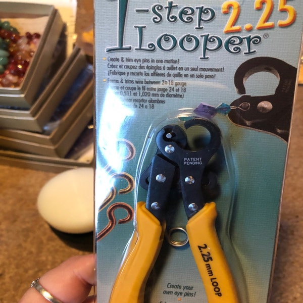 1 Step Looper 2.25mm by Bead Smith Pliers Tools Easy Way to Make Eye ...