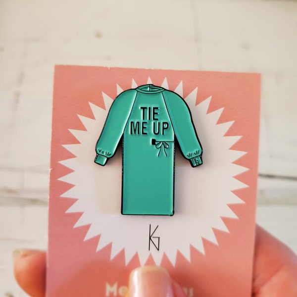 Surgical Gown Pin - PPE/ Frontline/ Surgeon/ Scrub Nurse/ Scrub Tech ...